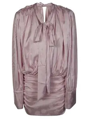 ROTATE BY BIRGER CHRISTENSEN Chic Mini Suit With Scarf For - Rosa