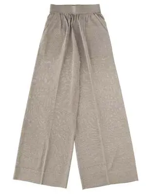 CIRCUS HOTEL Wide-leg Knit Pants - Grey