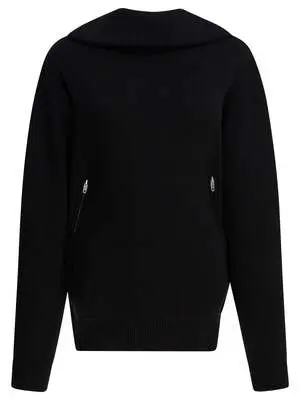 Balenciaga Back-to-front Relaxed Fit Sweater - Black