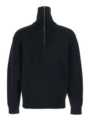 Balenciaga Back-to-front Relaxed Fit Sweater - Black