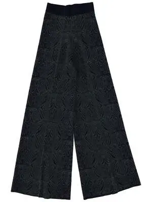 CIRCUS HOTEL Jacquard Wide-leg Pants - Multicolour