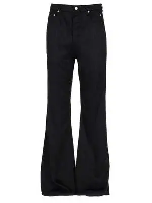 Rick Owens Bolan Bootcut Trousers In Cotton Blend