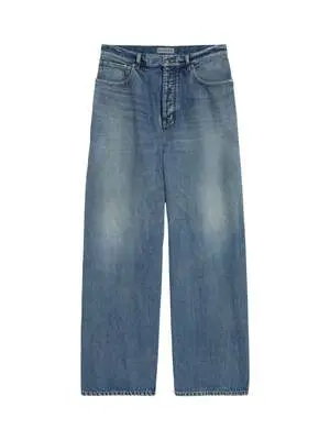Balenciaga Straight-leg Jeans - Navy