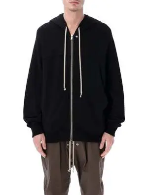 Rick Owens Zip-up Cotton Hoodie