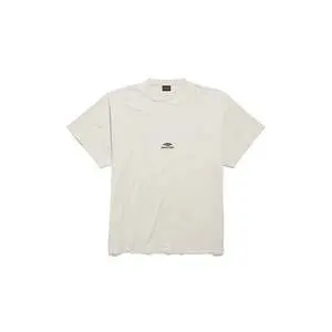 Balenciaga Bold Oversized T-shirt For - Whiteblack