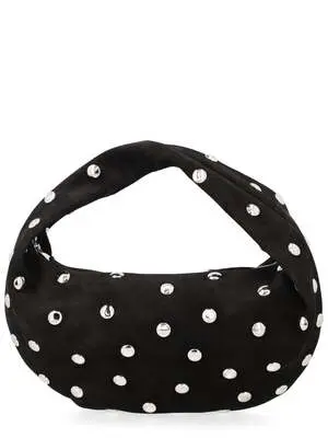 Khaite Calfskin Mini Shoulder Bag With Studs - Black
