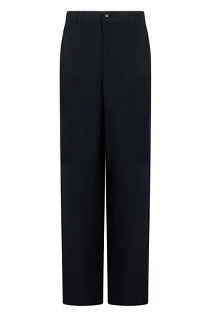Gucci Wide Cut Geometric Pattern Pants Female - Black