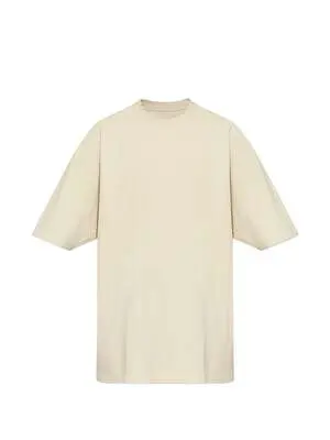 Rick Owens Short Sleeve T-shirt With Crenated Neck Size
