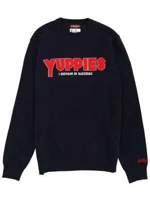 MC2 SAINT BARTH MC2 SAINT BARTH Graphic Knit Sweater Blue