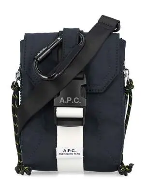 A.p.c. Mini Treck Crossbody Pouch - Blue