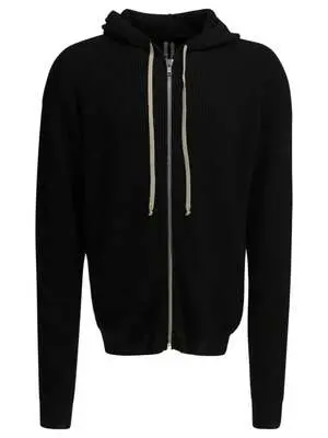 Rick Owens Zip-up Hoodie - Black