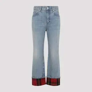 Alexander McQueen Classic High-waisted Jeans For - Blue