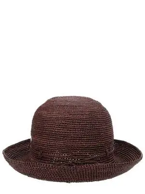 Helen Kaminski Raffia Bucket Hat - Brown
