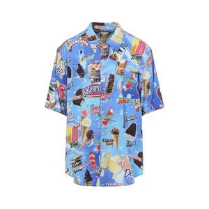 Balenciaga Mini Short Sleeve Minimal Shirt - Blue