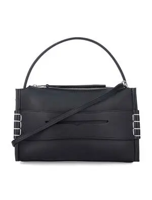 JW Anderson Leather Loafer Bag - Black