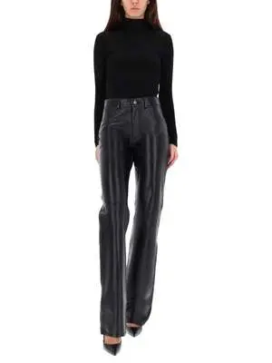 HAIKURE Star Denim & Leather Trousers
