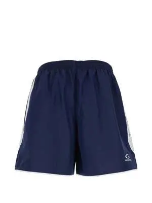 Balenciaga Soccer Swim Mini Shorts - Navy