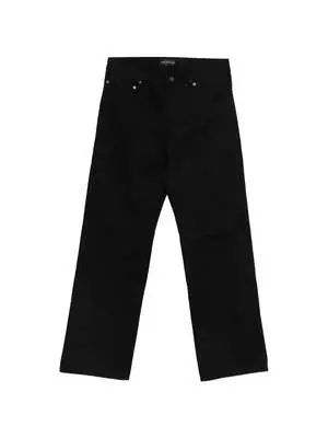 Balenciaga Curved Knee Mini Pants - Black