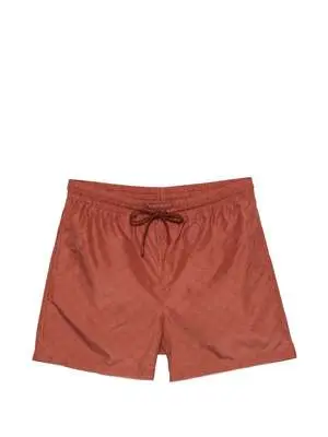 Gucci Allover Gg Print Drawstring Shorts For - Orange