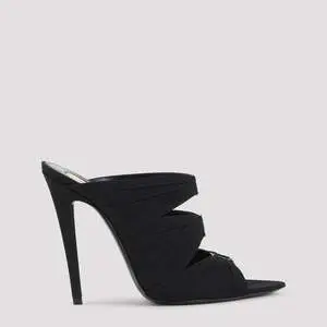 Saint Laurent Elegant 110mm Sandal - Black