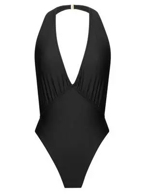Saint Laurent Backless Halter Swimsuit