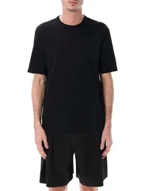 Saint Laurent Tonal Logo Crewneck T-shirt - Black