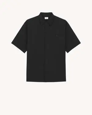 Saint Laurent Stylish Long Sleeve Shirt - Black