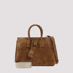 Saint Laurent Sac De Jour Mini Suede Top-handle Bag