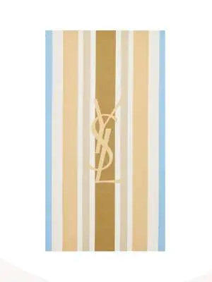 Saint Laurent Cassandre Signature Smooth Trim Scarf 100 X 180 Cm