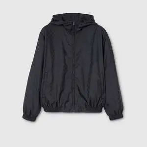 Gucci Packable Jacket With Fixed Hood - Blu