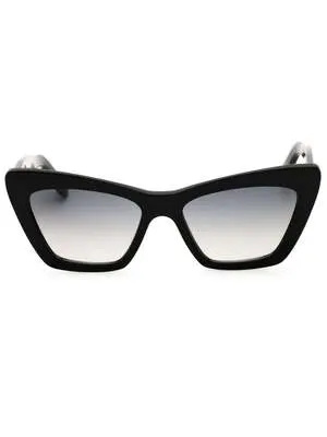 FERRAGAMO Cat Eye Sunglasses Sleek Style For - Black/grey Gradient