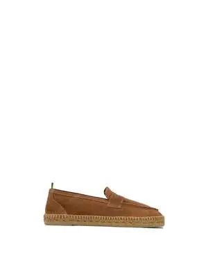 CastaÑer Classic Pull-tab Leather Flat Shoes - Marrone