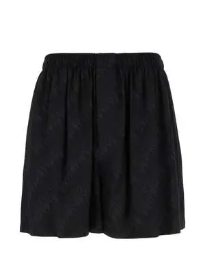 Balenciaga Therge Fit Mini Shorts - Black