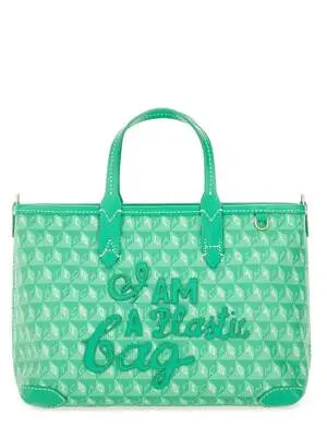 ANYA HINDMARCH I Am A Plastic Bag" Mini Tote - Green