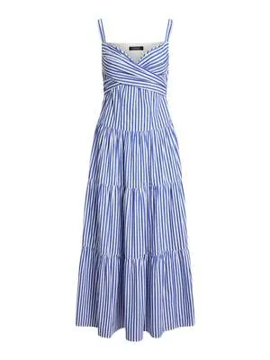 Ralph Lauren Elegant Cotton Mini Dress For - Blue