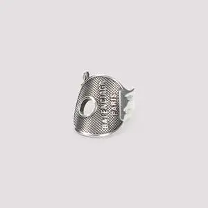 Balenciaga Neverlost" Brass Ring - Metallic