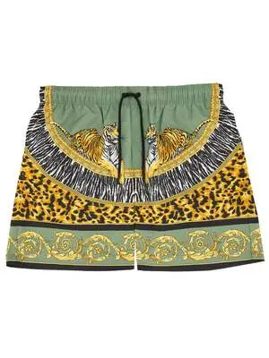 Versace Wild Cats Beach Bermuda Shorts