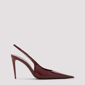Saint Laurent Elegant Guermantes Pumps With 9.5cm Heel Height - Red