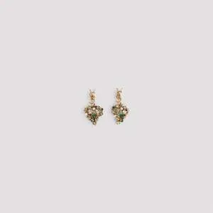 Saint Laurent Hammered Cassandre Statement Earrings