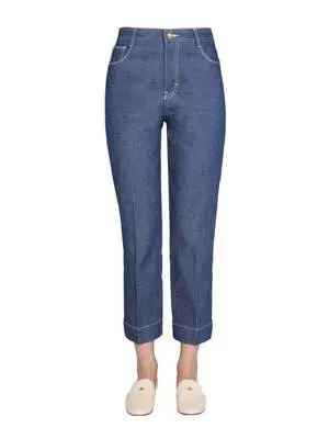 Tory Burch Wide Leg Jeans
