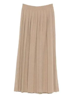 LISA YANG LISA YANG High-Waisted Pleated Skirt