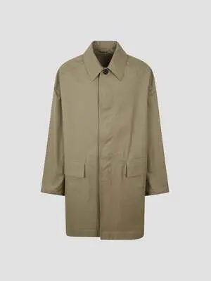 Dries Van Noten Khaki Cotton Blend Jacket - Cam