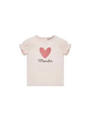 Moncler Mini Heart Logo T-shirt - Multicolour
