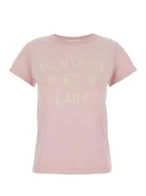 Valentino Garavani Panther Lady Crewneck T-shirt - Pink