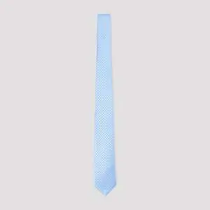 Canali Patterned Silk Tie - Multicolour