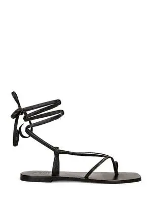 A.EMERY A. Emery Grecian Gladiator Sandals With Logo Sole