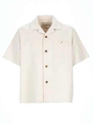 Valentino Garavani Classic Short-sleeve Shirt - Ivory