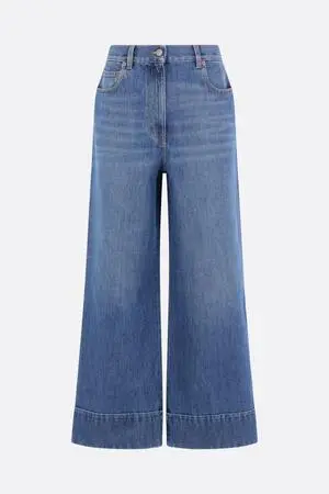 Valentino Garavani Classic Cotton Trousers - Ivory