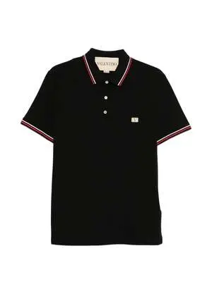 Valentino Garavani S Polo Jersey Ss26 - Nero