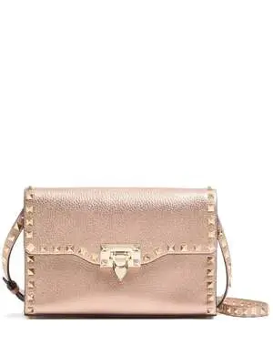 Valentino Garavani Mini Rockstud Small Shoulder Bag - Rosecnnll
